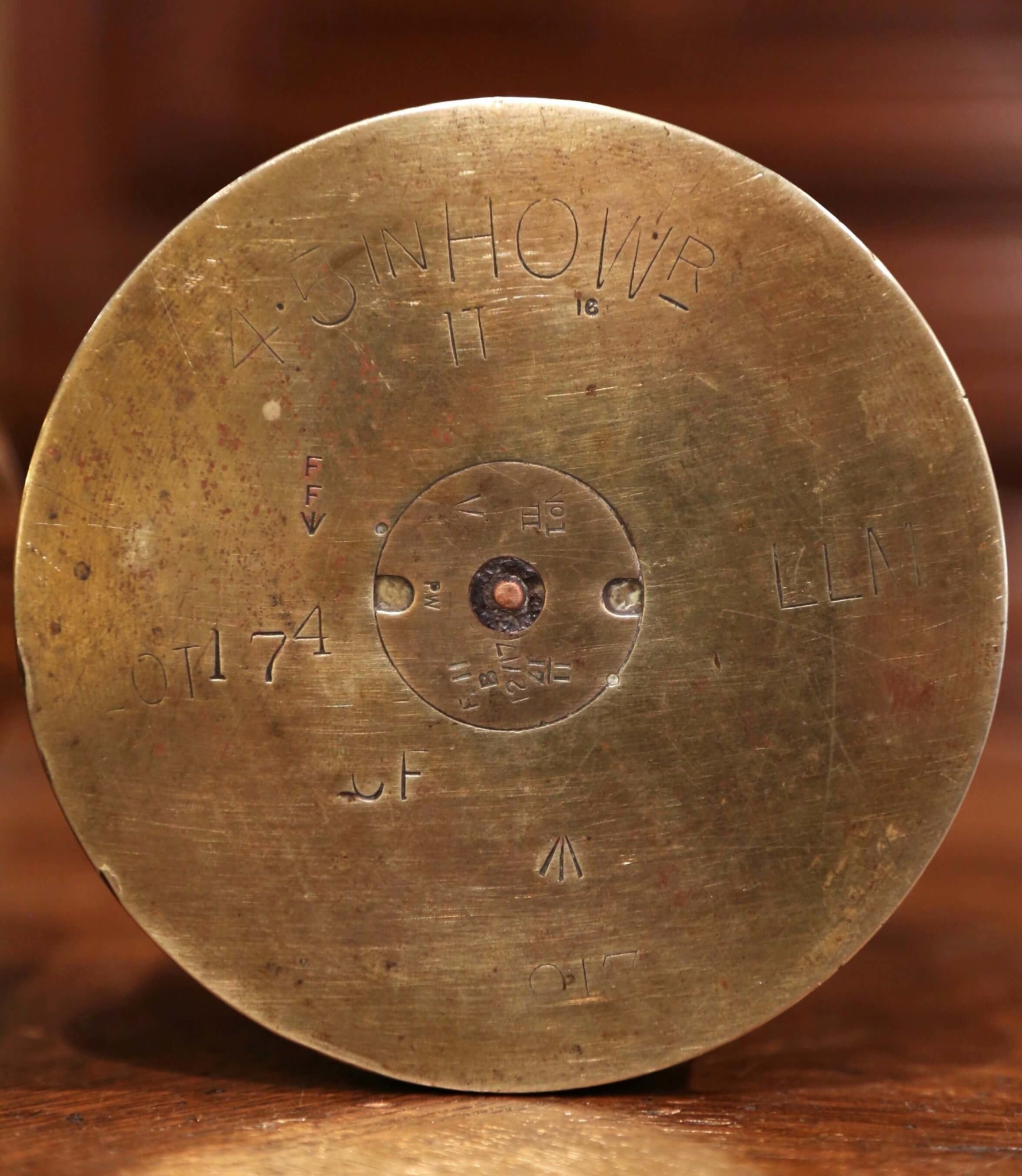 Pair of WW1 British Brass Artillery Shells Dated 1917 - Country French ...